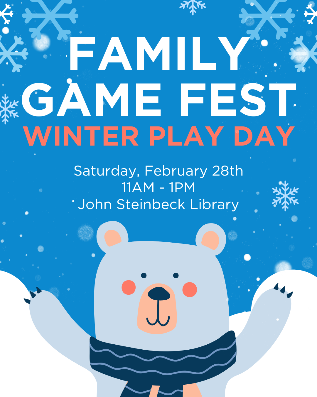 JSL - Family Game Fest: Winter Play Day | Salinas Public Library