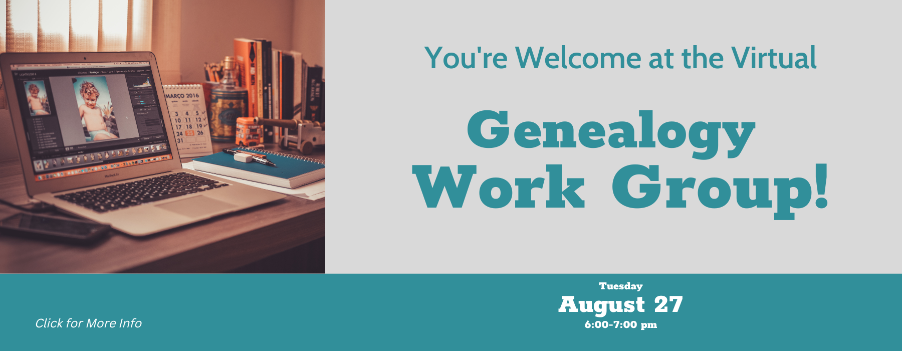 Virtual | Genealogy Work Group | Salinas Public Library