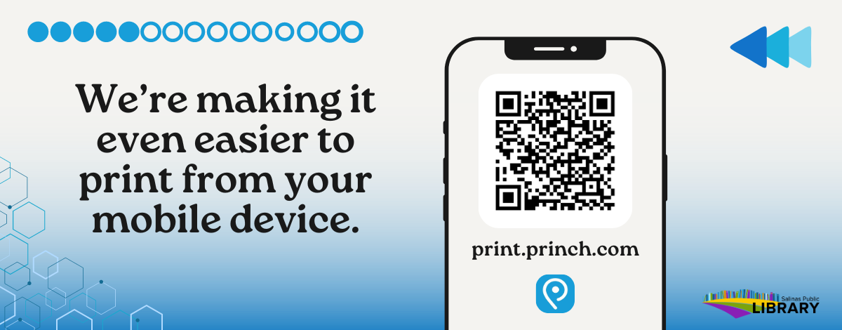 Princh - An Easy Way to Print From Your Device at the Library | Salinas ...